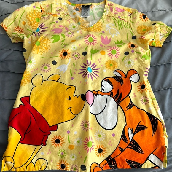 Uniform Advantage | Other | Disney Winnie The Pooh Top Xxs Only Worn A ...